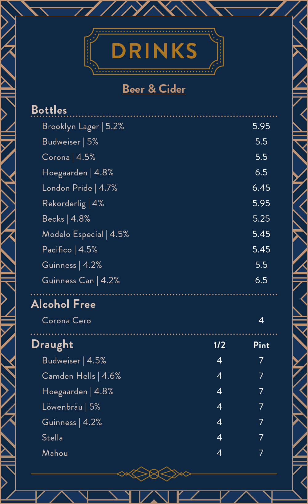 Great Food All Day - 24 Hour Menu – Hippodrome Casino